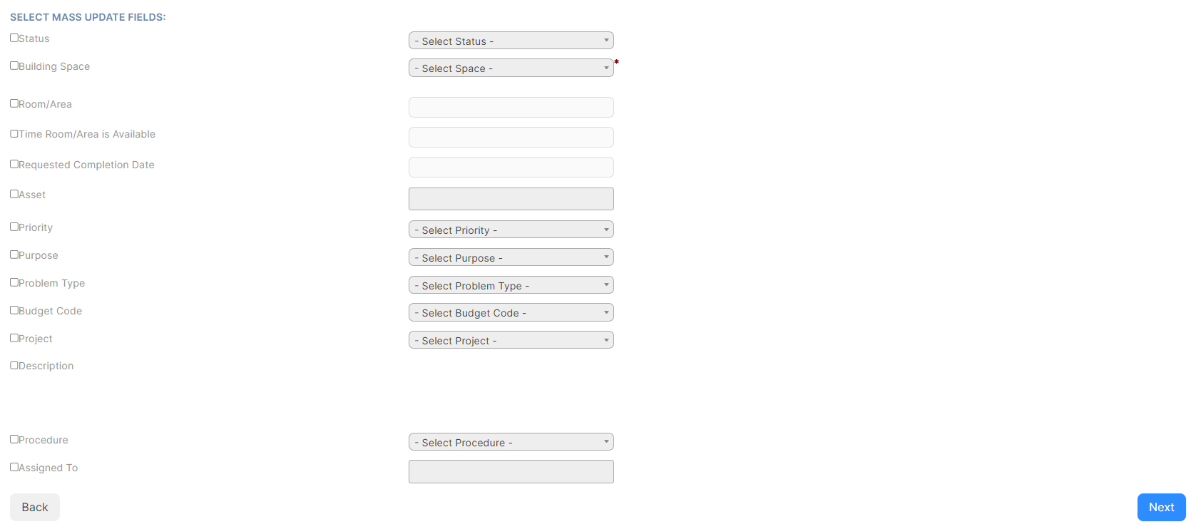Mass Updating Work Orders – ML Work Orders Mass Updating Work Orders – ML Work Orders
