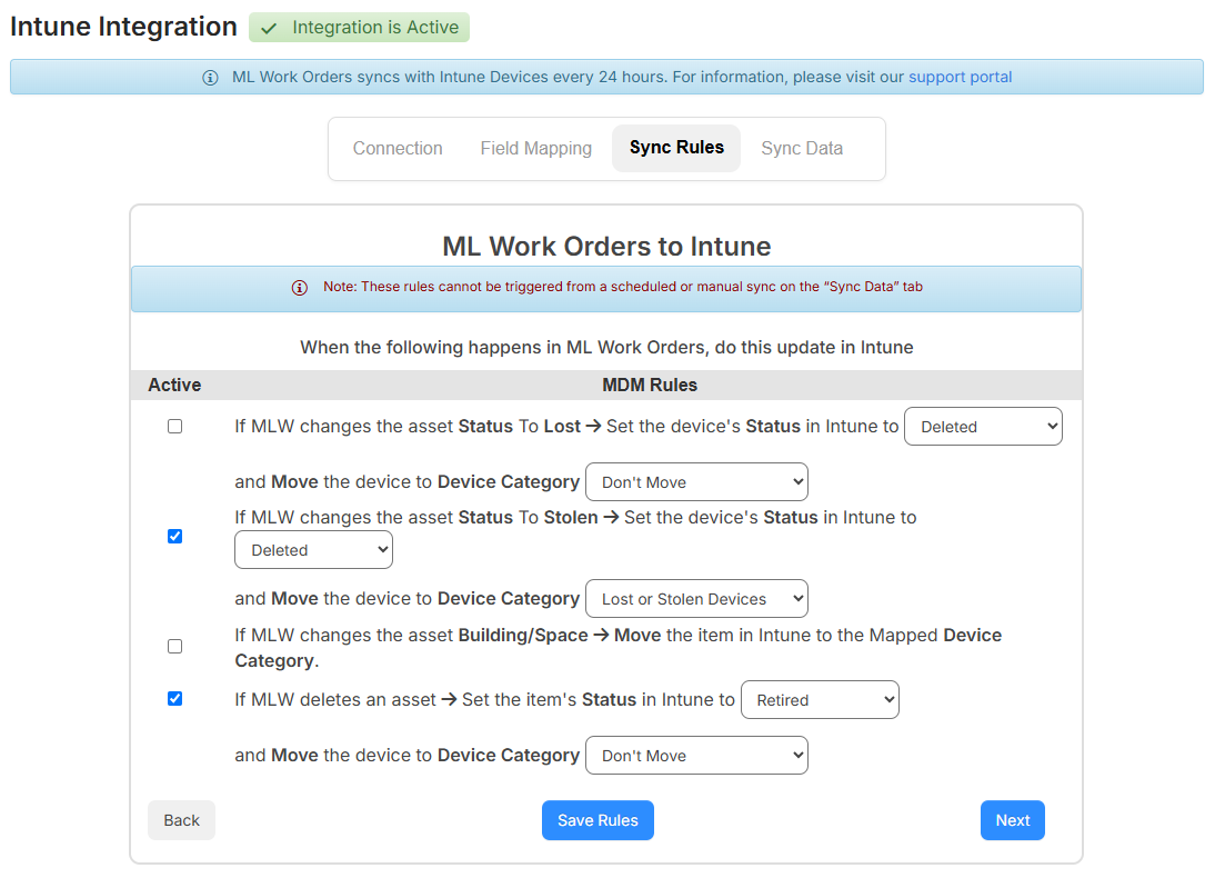 Intune Integration – ML Work Orders